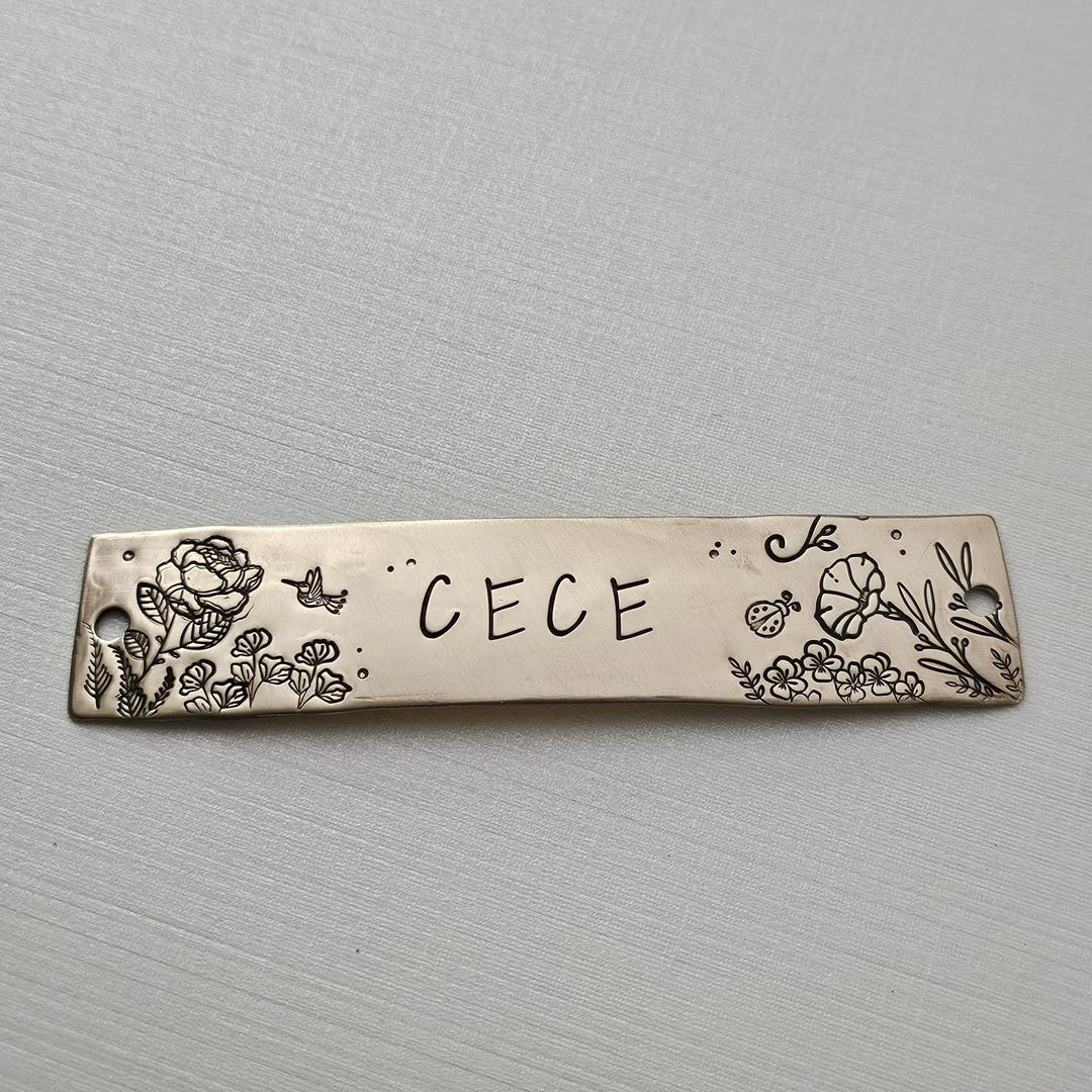 Kennel Name Plate, 3/4 X 3.5", Crate Name Plate, Pet Crate Name Tag ...