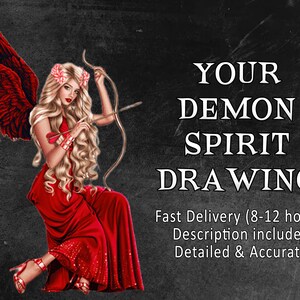 Demon Spirit Drawing and FREE Reading, 12-hour Delivery, Messages From ...
