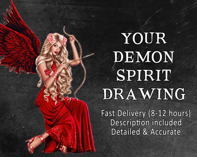 Demon Spirit Drawing and FREE Reading, 12-hour Delivery, Messages From ...