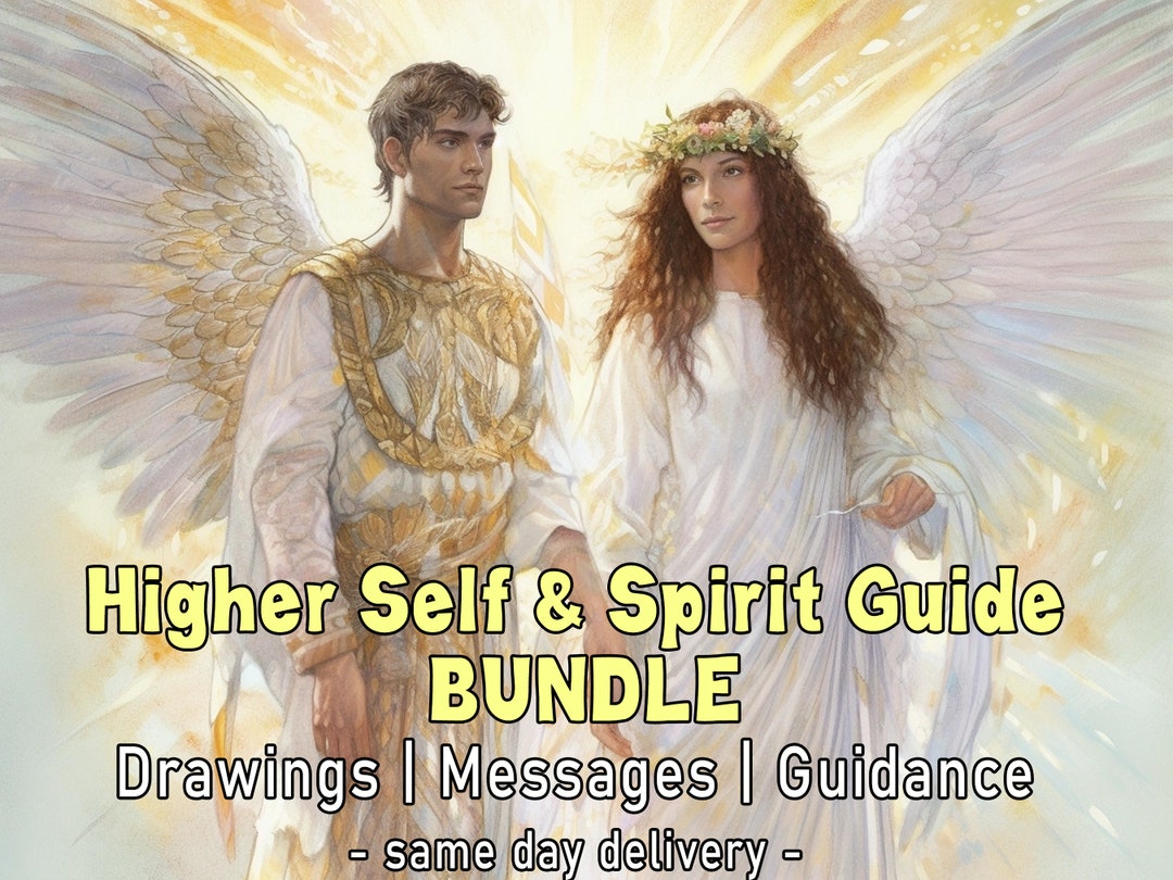 Your Higher Self and Spirit Guide Drawing and Reading, Messages and ...