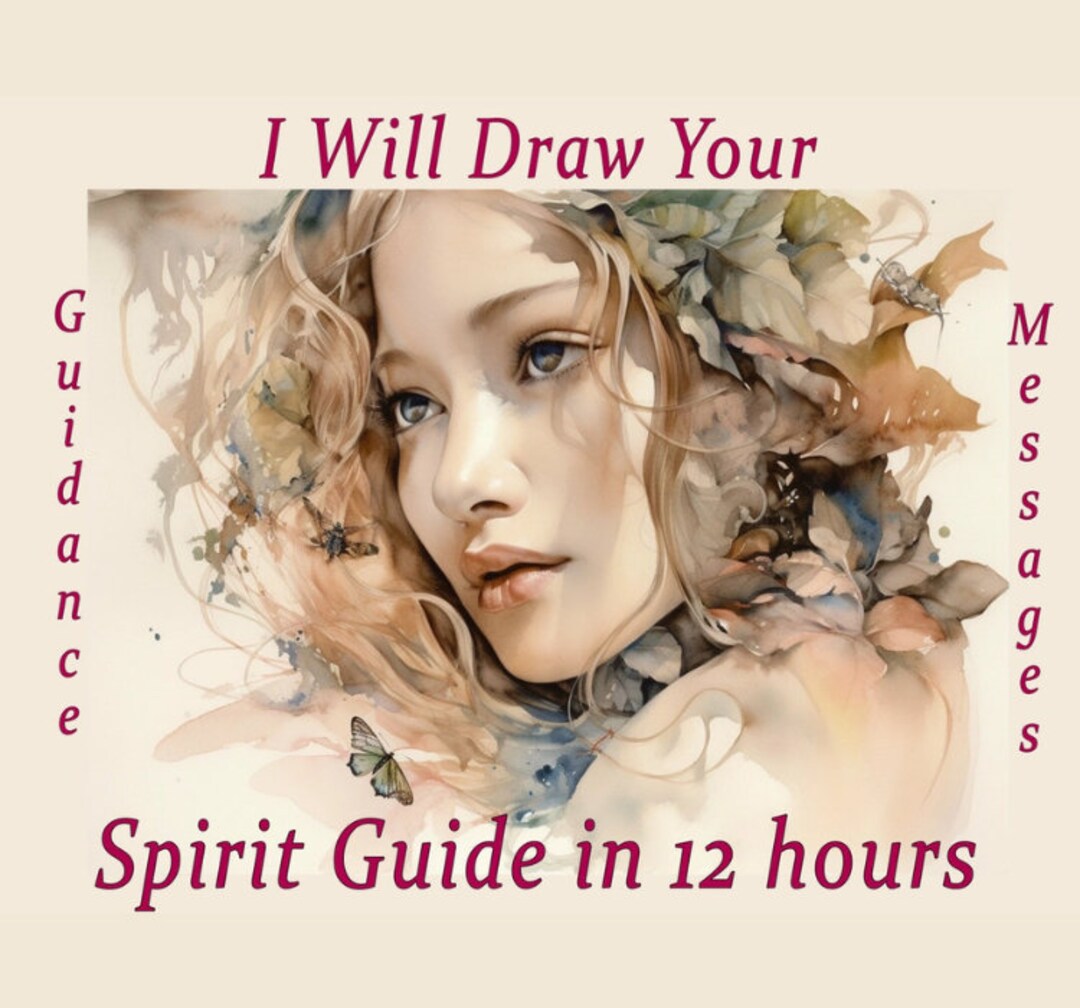 Spirit Guide Drawing and Reading, Messages From Your Spirit Guide, 12 ...