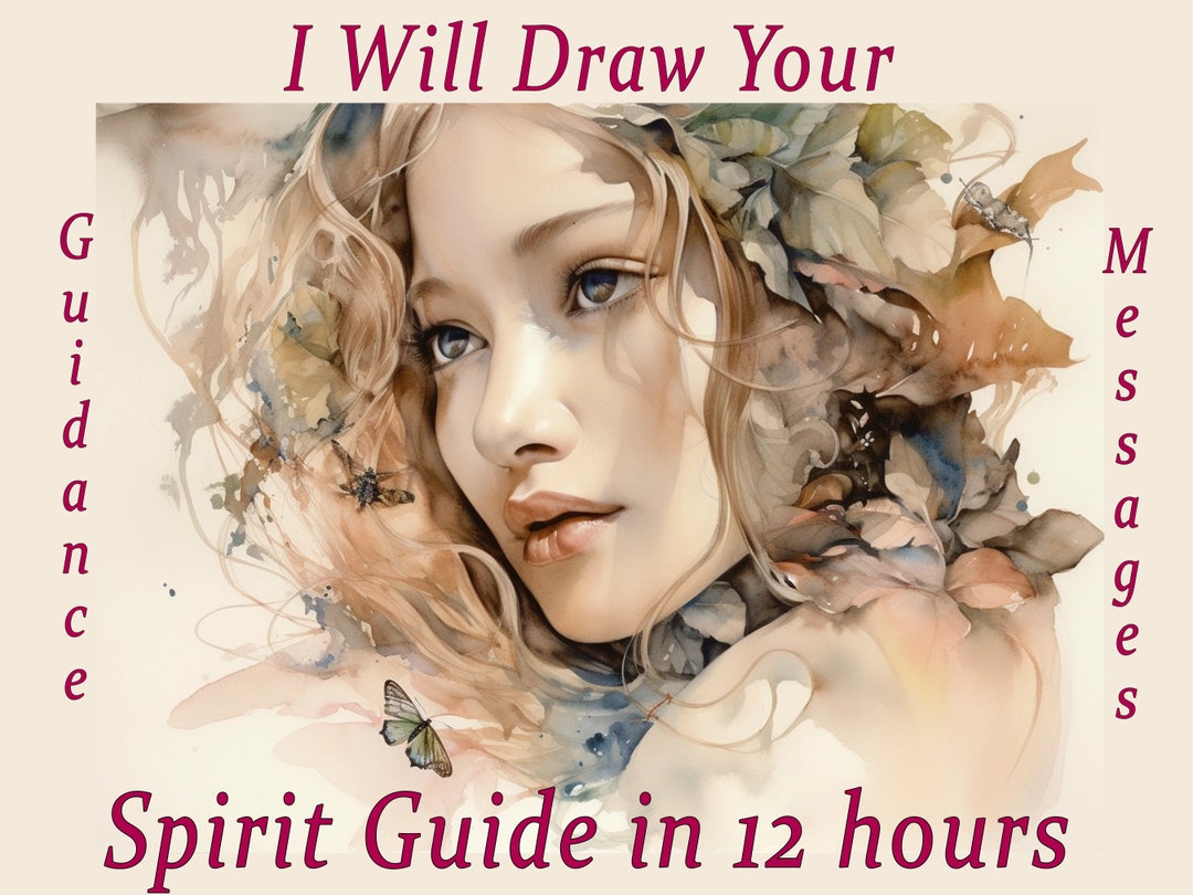 Spirit Guide Drawing and Reading, Messages From Your Spirit Guide, 12 ...