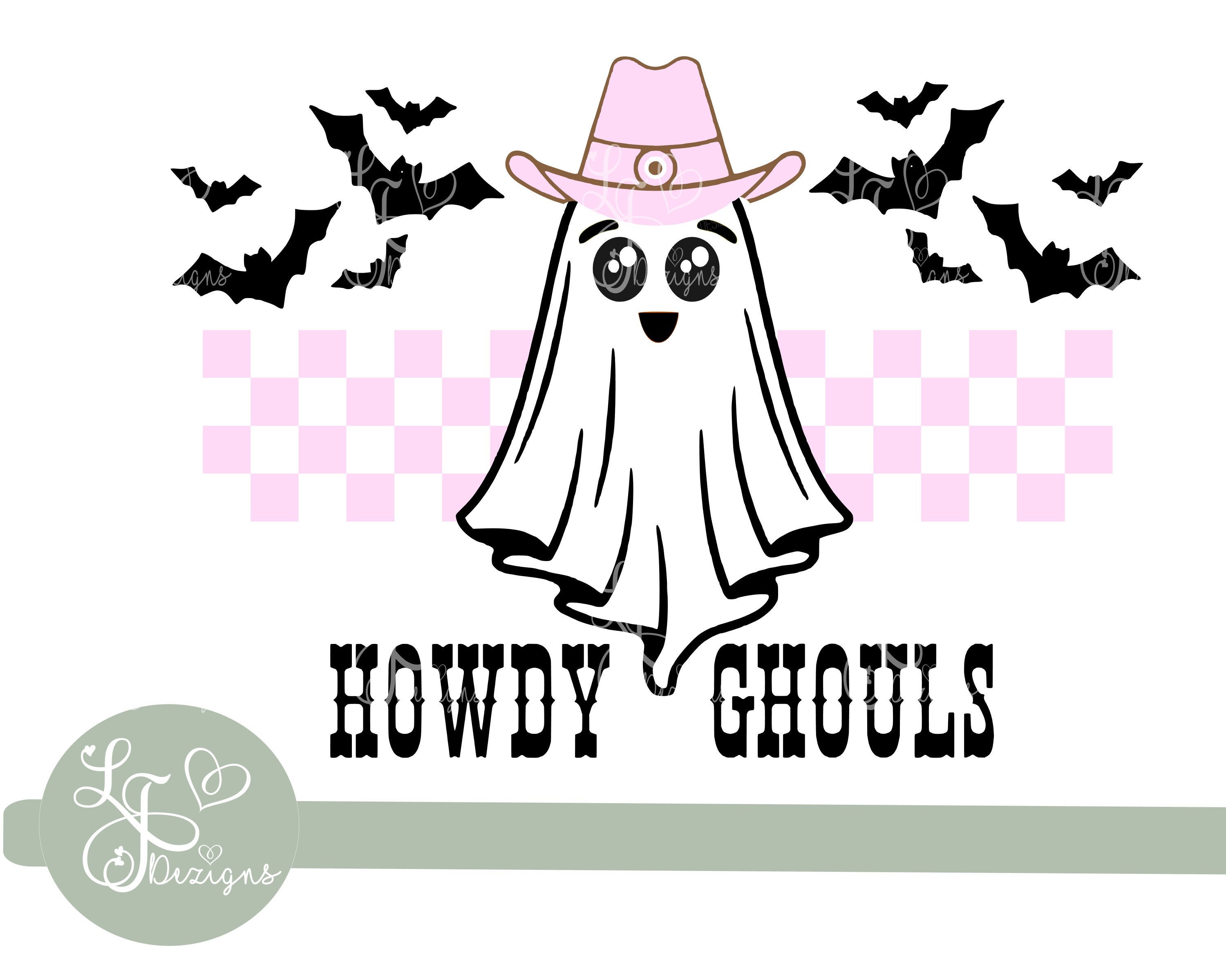 Howdy Ghouls Png Cute Ghost Png Retro Halloween Png Cute - Etsy