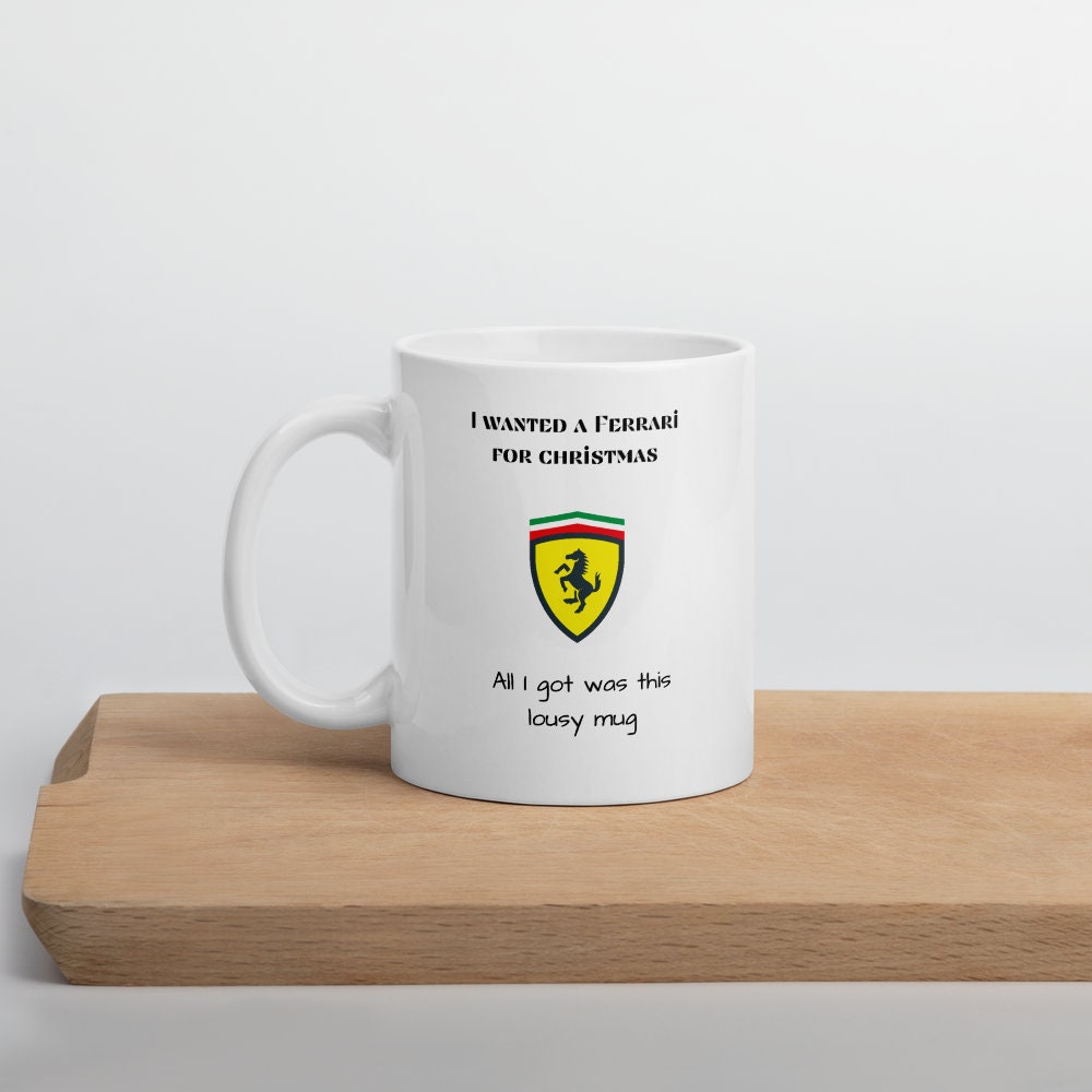 Funny Mug I Wanted A Ferrari for Novelty Gift Mug Ferrari - Etsy UK