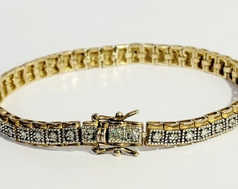 Vintage Gold and Silver Ross Simons Signed R 925 China Cubic Zirconia ...