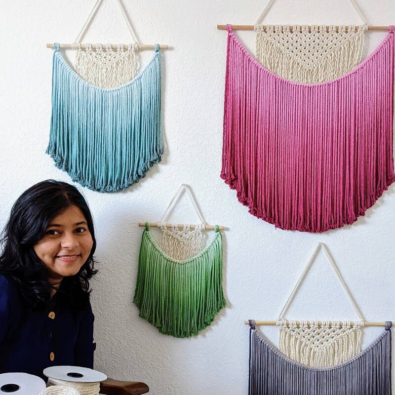 Colorful Wall Macrame - Etsy