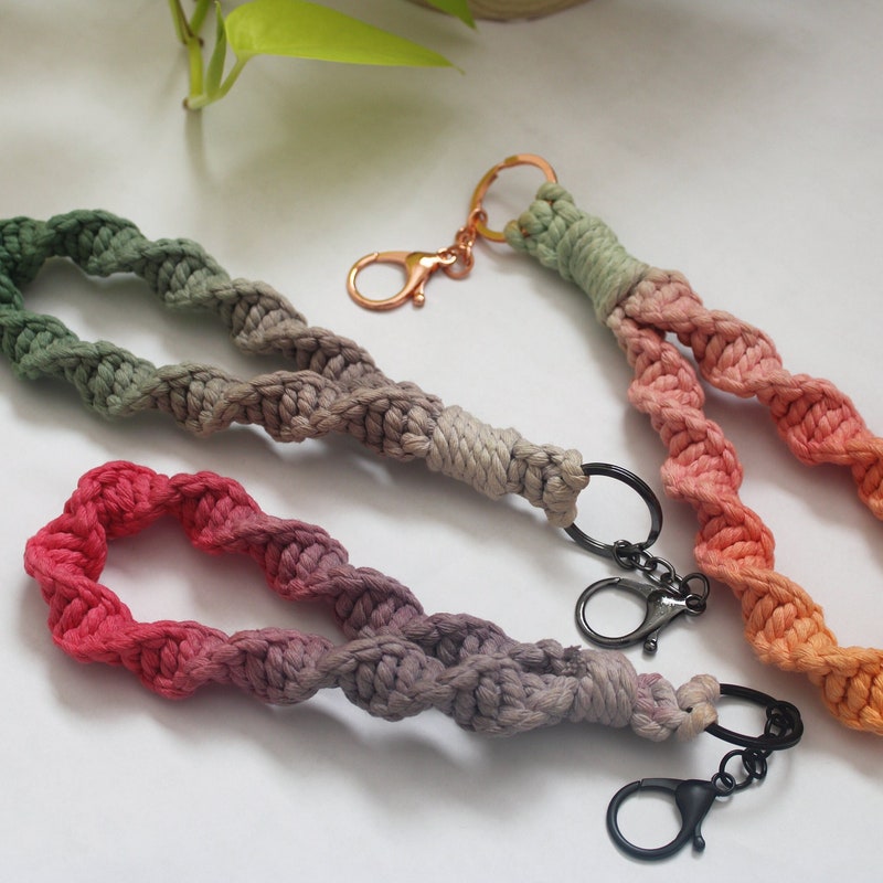Macrame Key Chains - Etsy