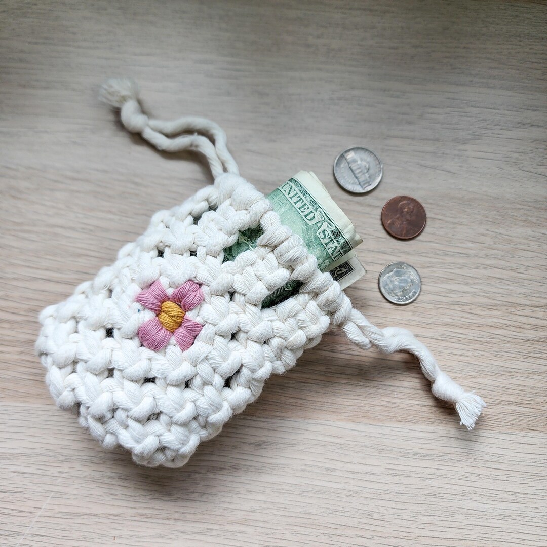 Mini Pouch for Air Pod, Coins | Handmade Accessories & Gift - Etsy