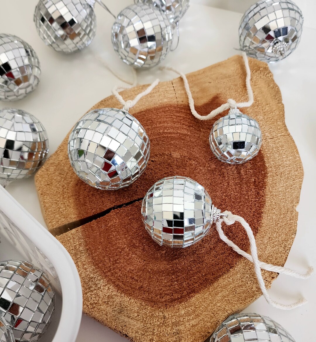 Disco Ball Car Charm and Boho Home Decor Accessory Retro Car ...