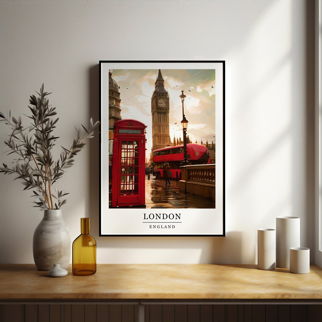 London City Print: Big Ben, Travel Poster, Home Decor - Etsy