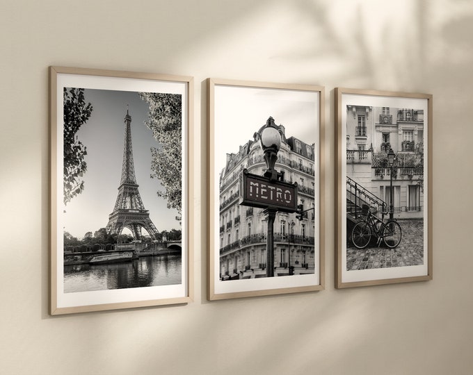 Paris City Map Art Print Watercolor - Etsy