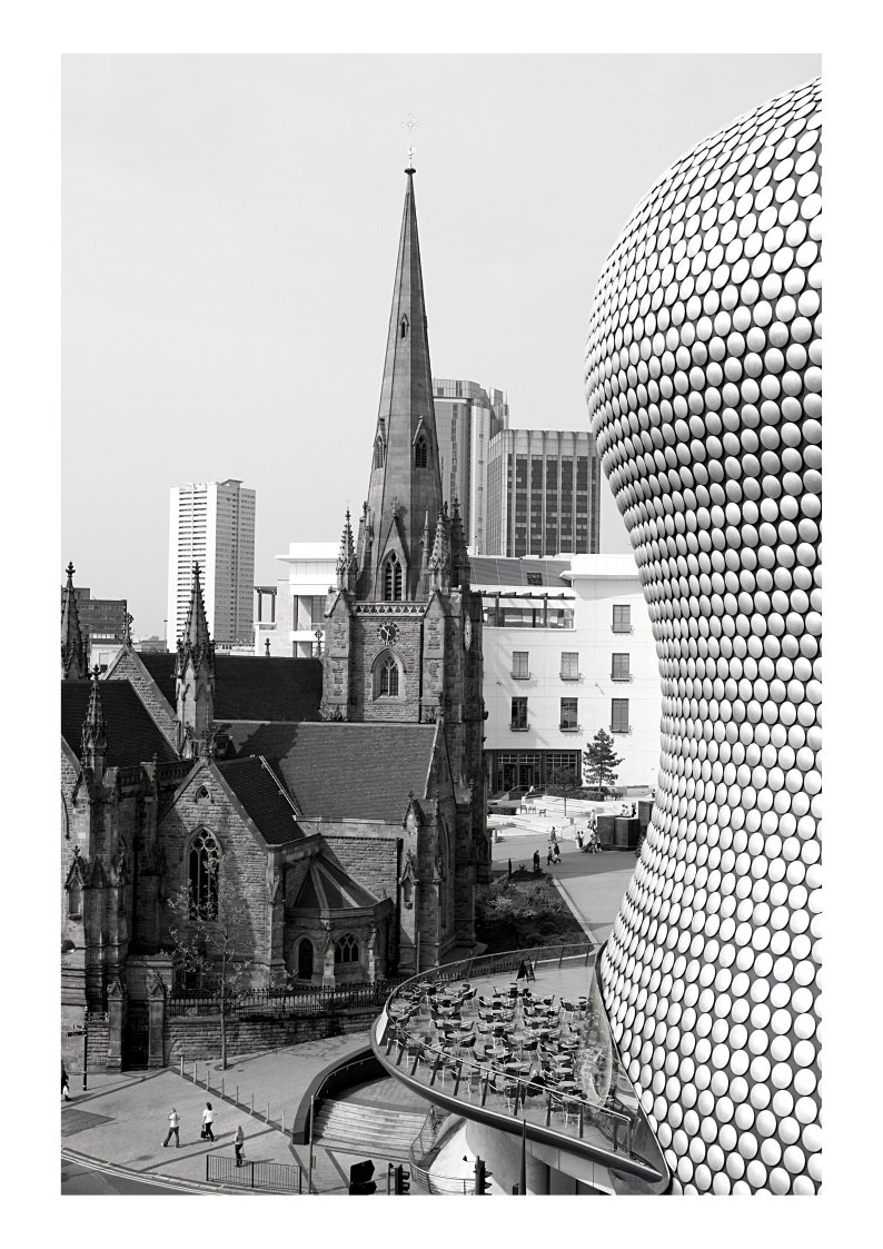 Birmingham Set of 3 Black and White City Posters - Etsy UK