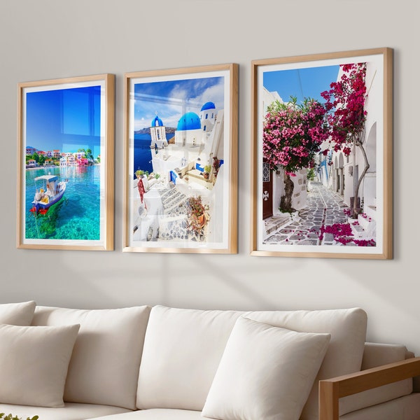 Greek Travel Poster - Etsy