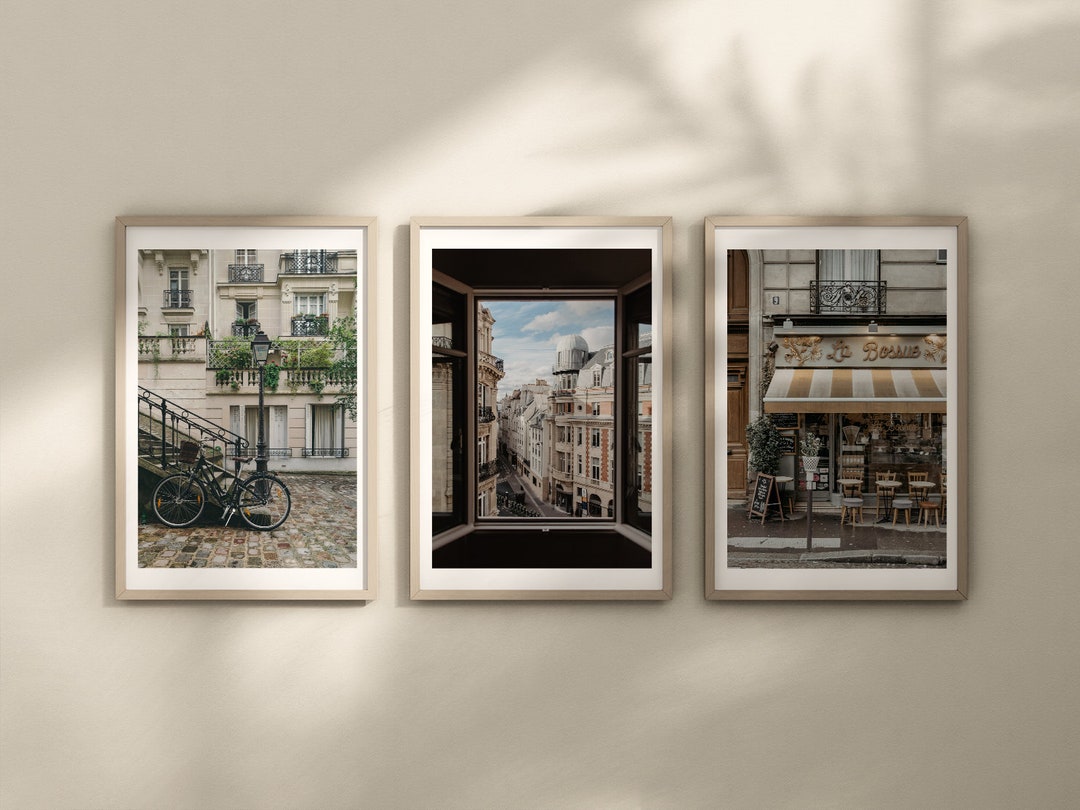 Set of 3 Paris Prints, DIGITAL DOWNLOAD, France Prints, City Posters ...