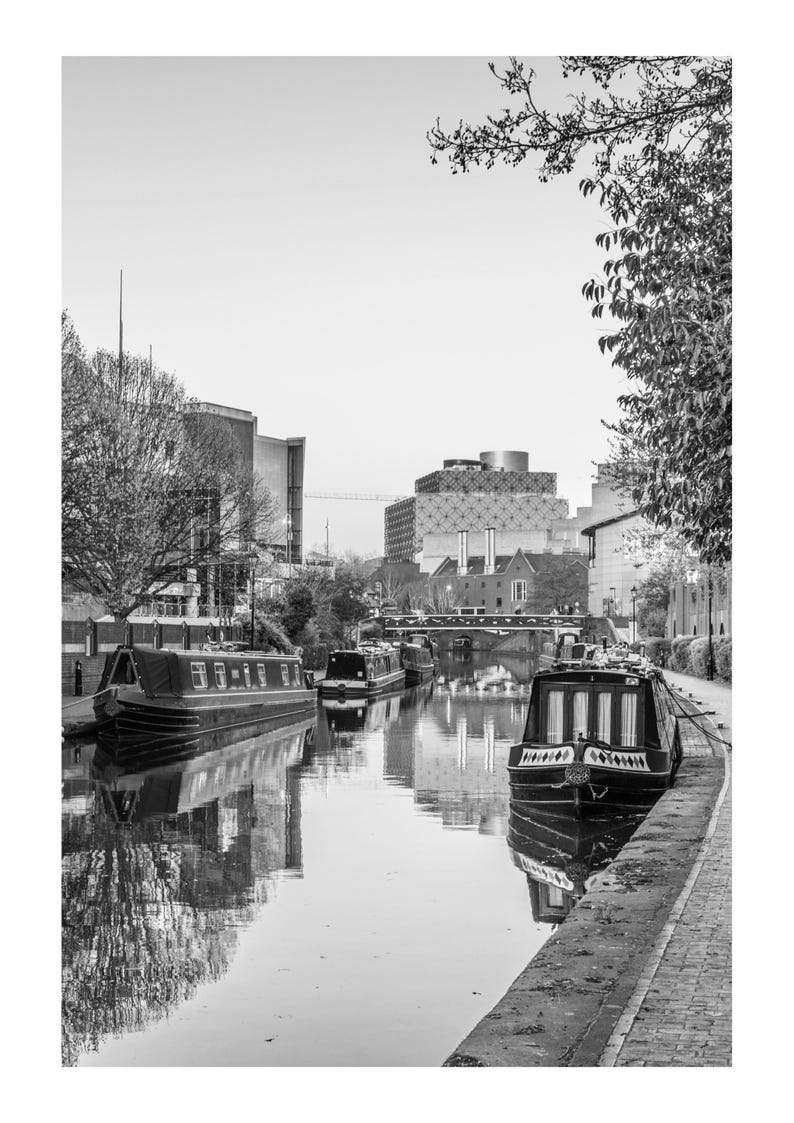 Birmingham Set of 3 Black and White City Posters - Etsy UK