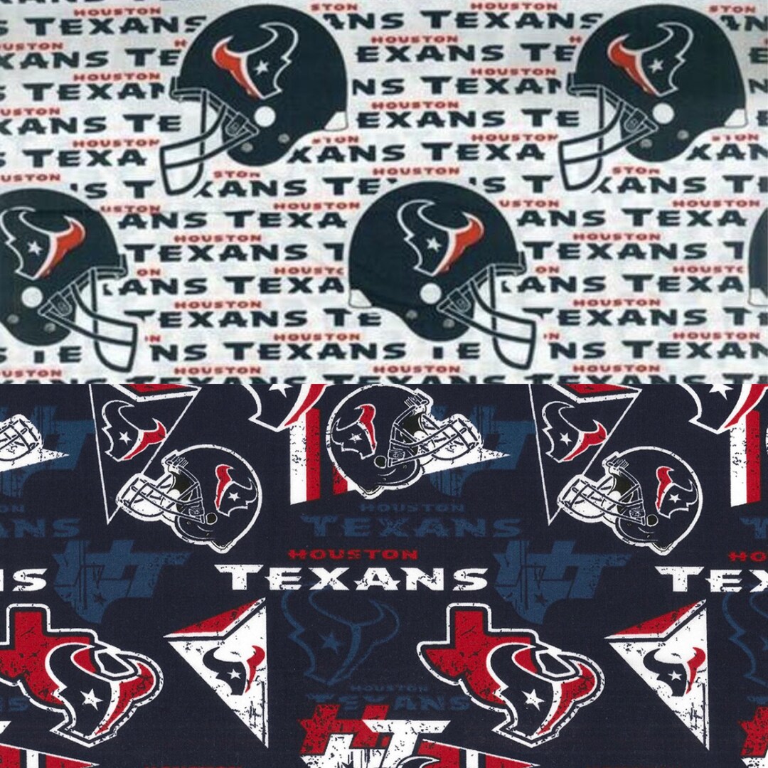 Houston Texans Cotton Fabric 1/4 Yard - Etsy