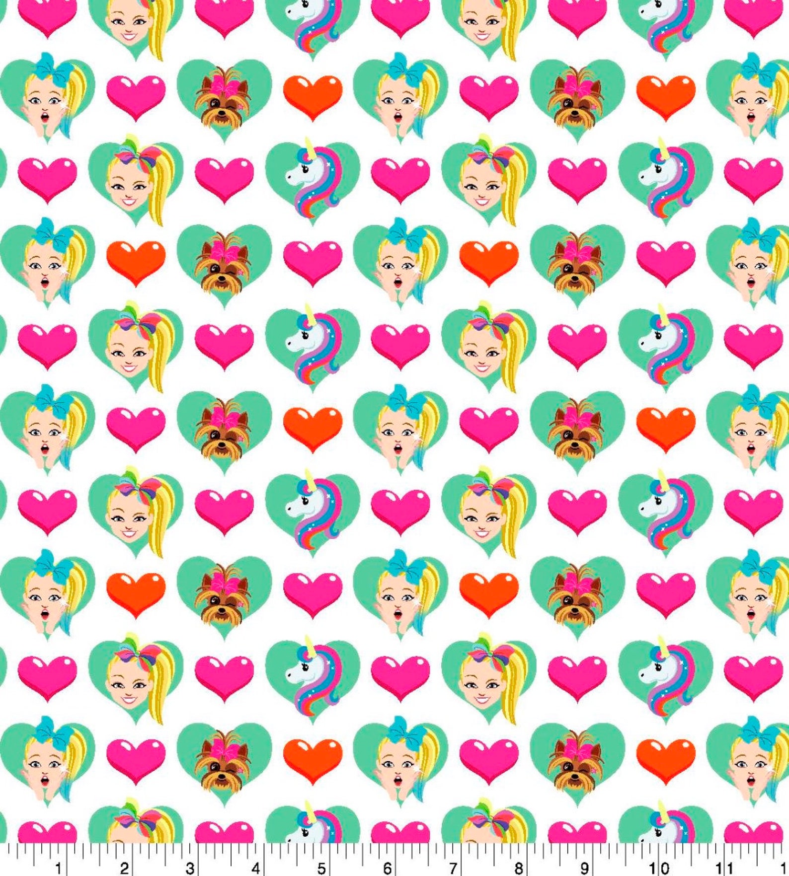 Jojo Siwa Cotton Fabric 1/4 Yard - Etsy