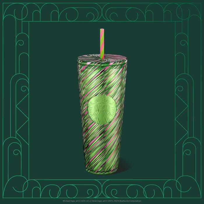 Starbucks Wicked Cold Cup (24 Oz.)/ Wicked Discovery Series Collection ...