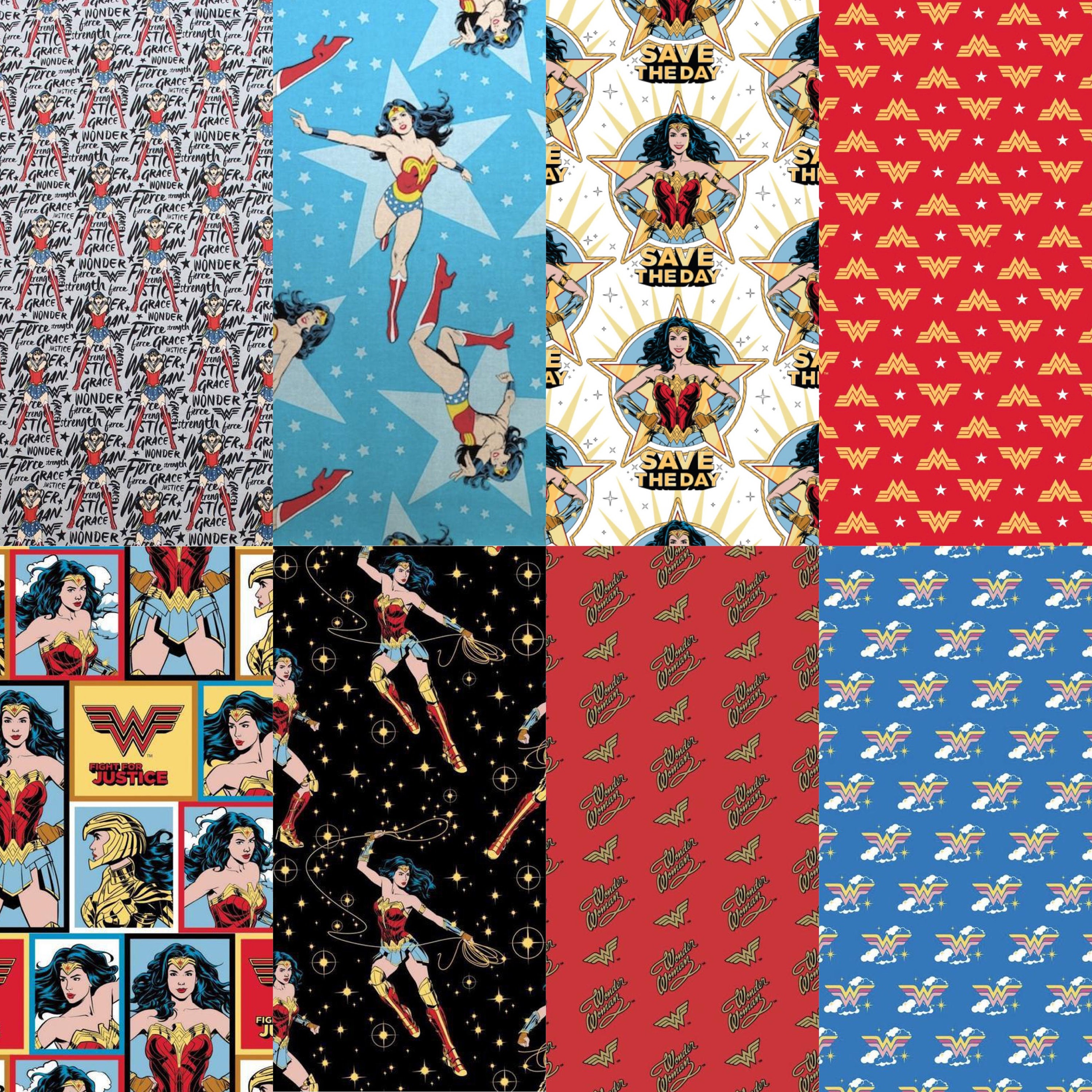 Wonder Woman Fabric By The Yard