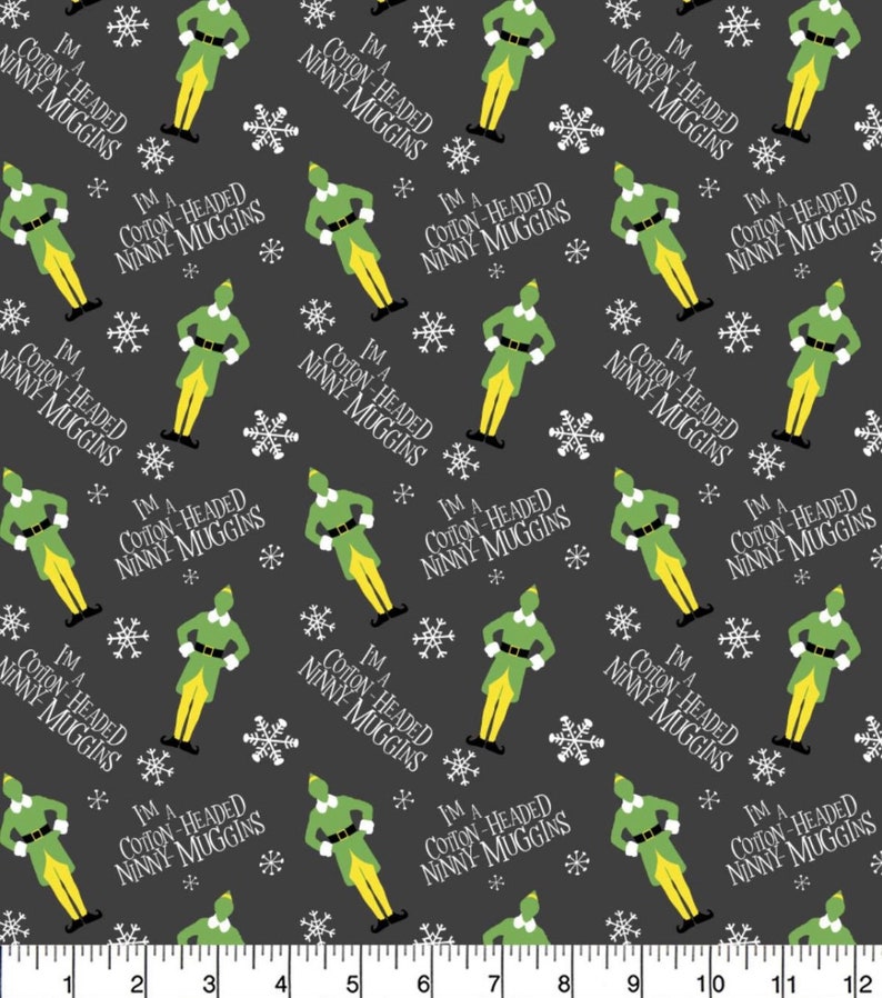 Buddy the Elf From the Elf Movie Cotton Fabric Fat Quarter - Etsy
