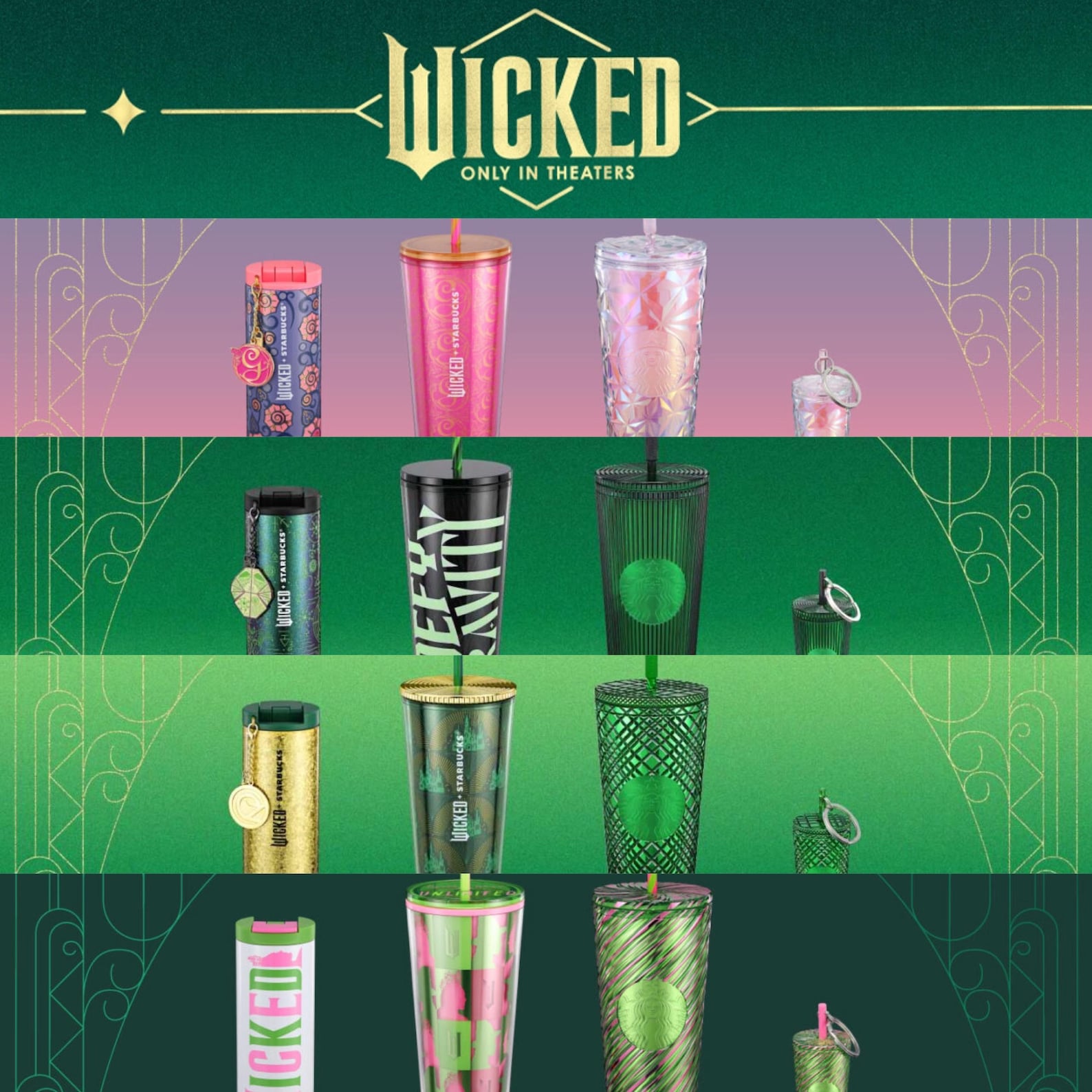 Starbucks Wicked Cold Cup (24 Oz.)/ Wicked Discovery Series Collection ...