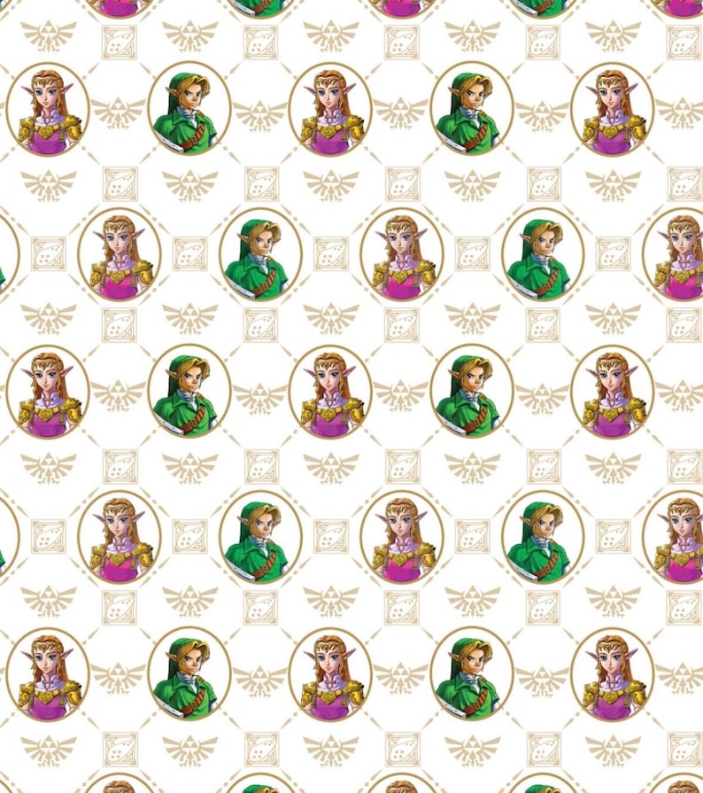 Nintendo the Legend of Zelda Cotton Fat Quarter - Etsy