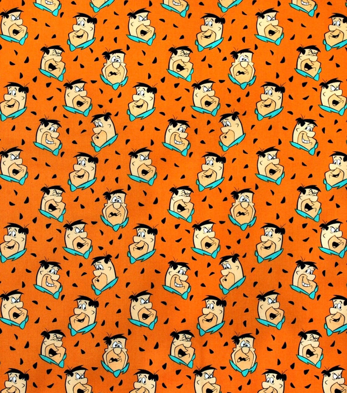 Flintstones Cotton Fabric Fat Quarter - Etsy