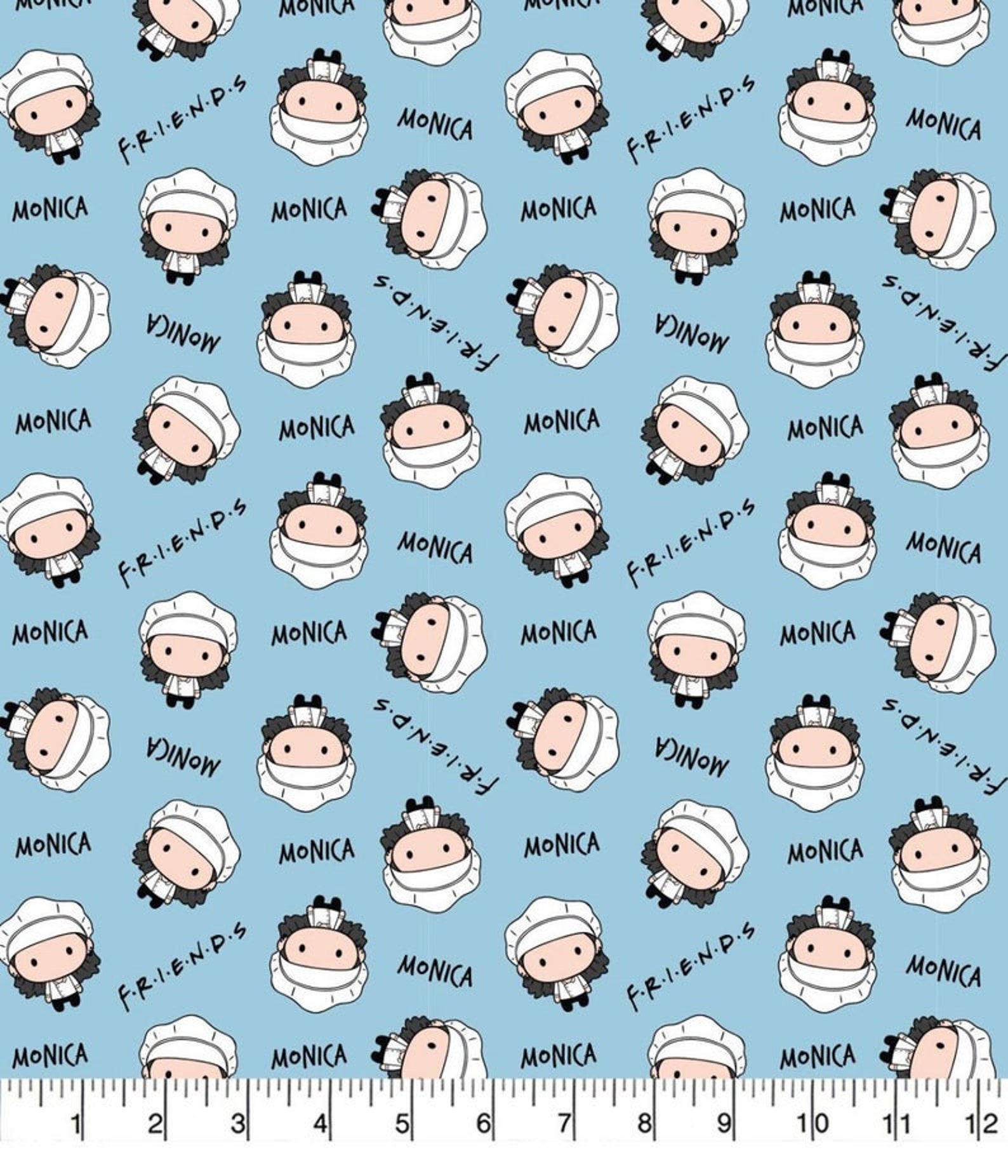 Friends Cotton Fabric 1/4 Yard - Etsy