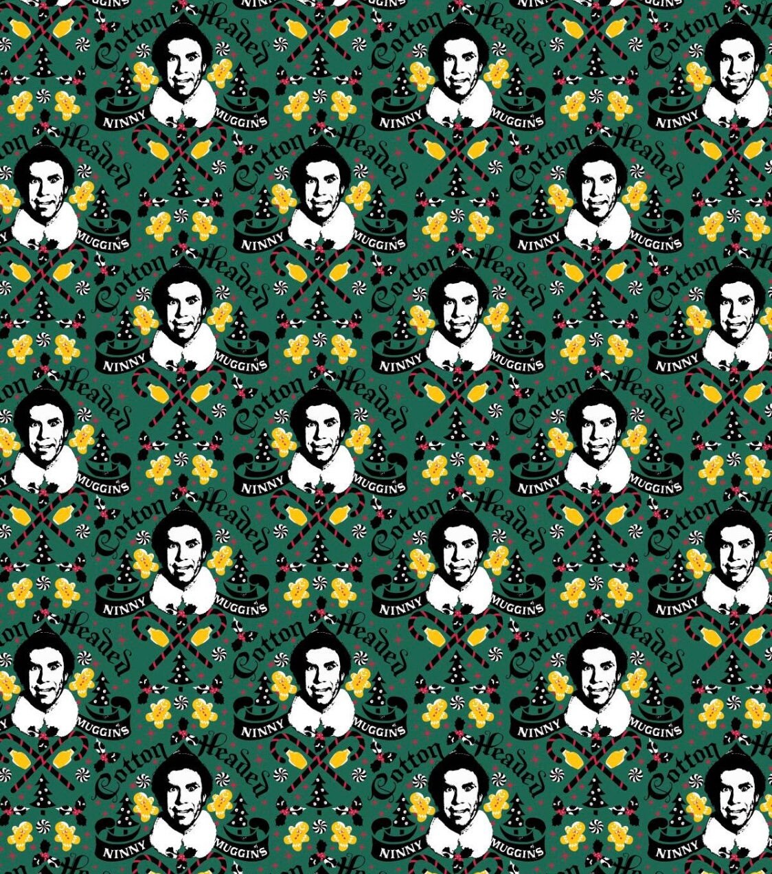 Buddy the Elf From the Elf Movie Cotton Fabric Fat Quarter - Etsy