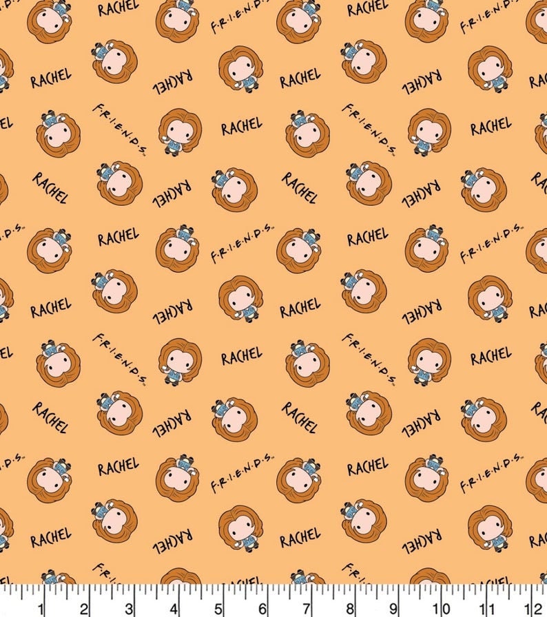 Friends Cotton Fabric 1/4 Yard - Etsy