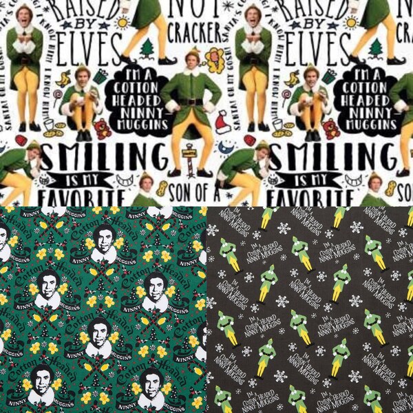 Elf Buddy Fabric - Etsy