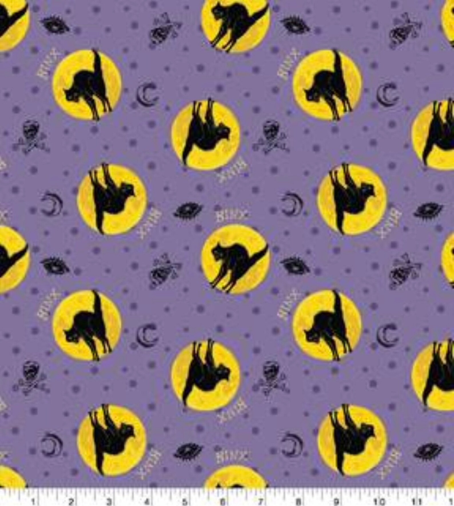 Hocus Pocus Cotton Fabric Fat Quarter - Etsy