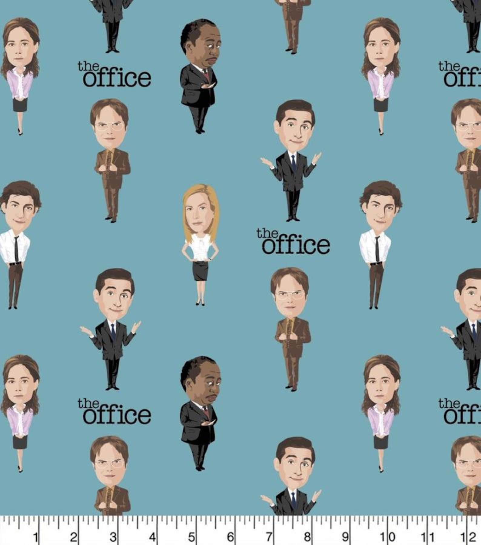 The Office Cotton Fabric Fat Quarter - Etsy