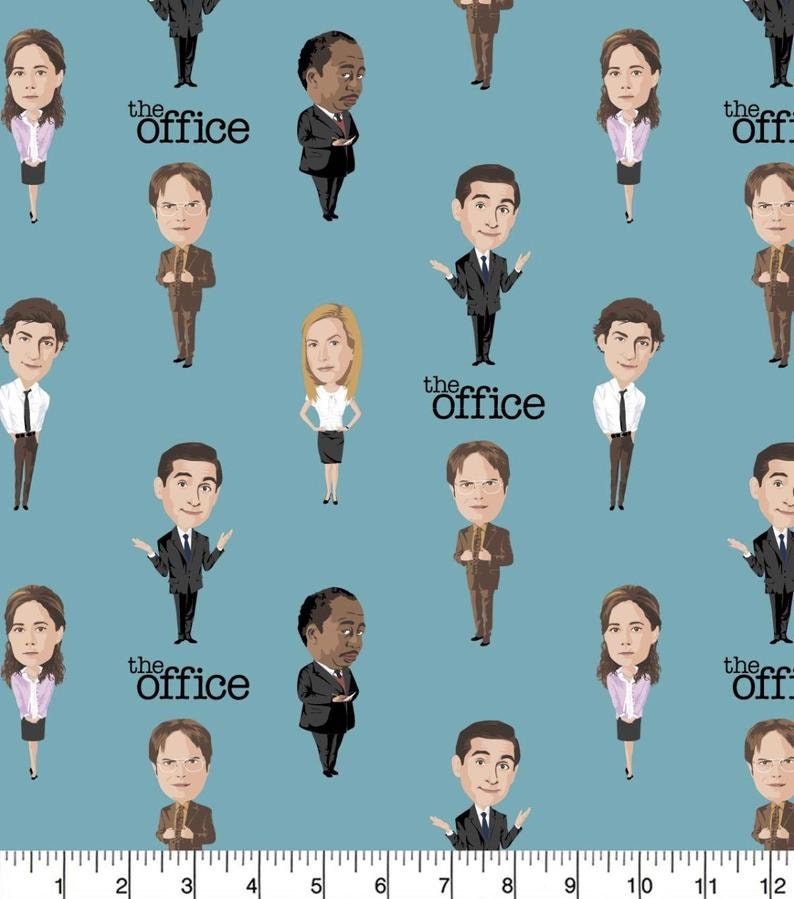 The Office Cotton Fabric Fat Quarter - Etsy