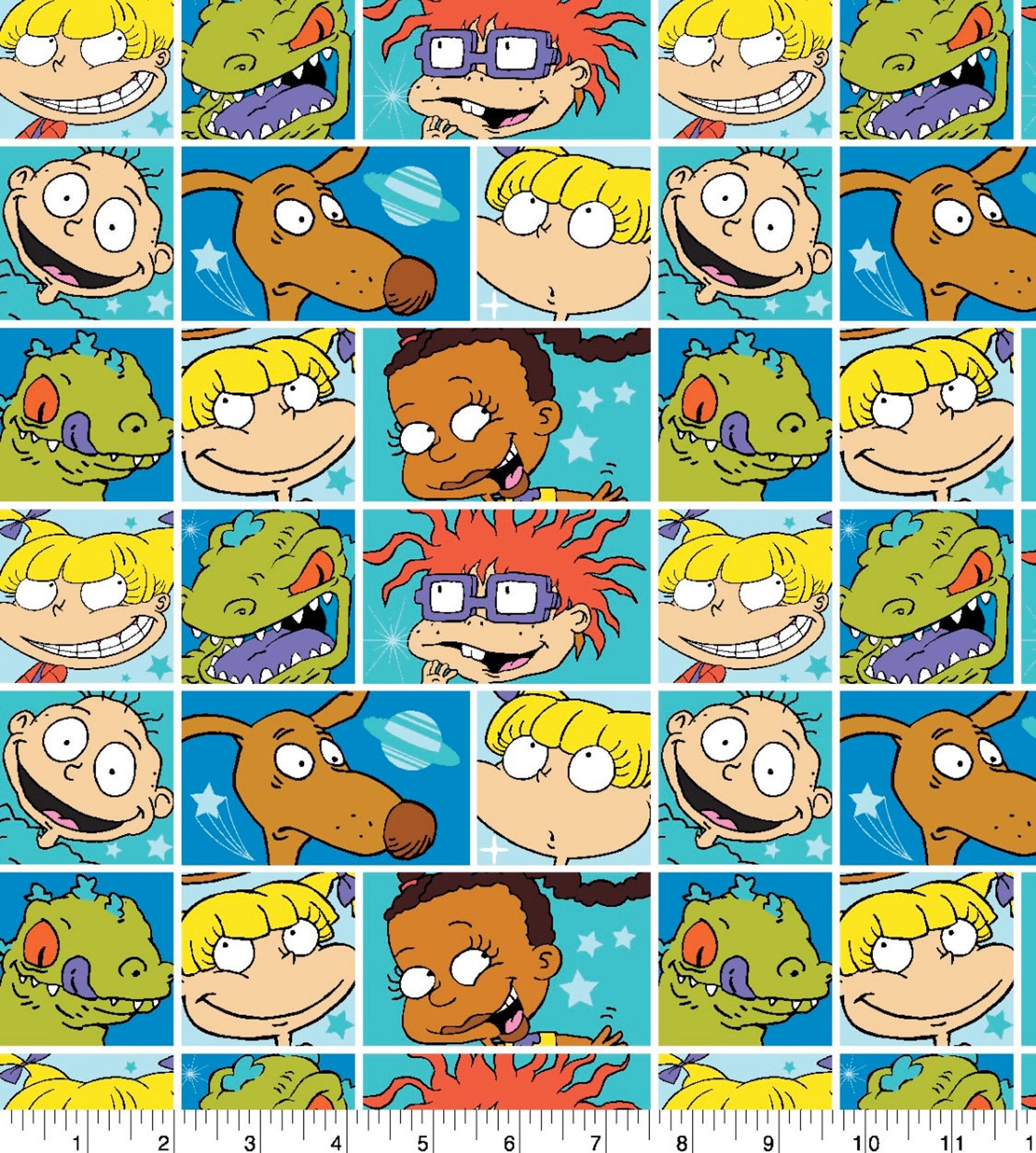 Rugrats Cotton Fabric Fat Quarter - Etsy