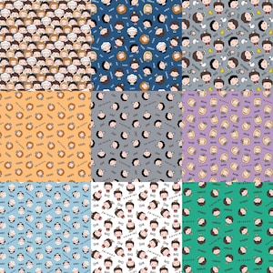 Friends Cotton Fabric 1/4 Yard - Etsy