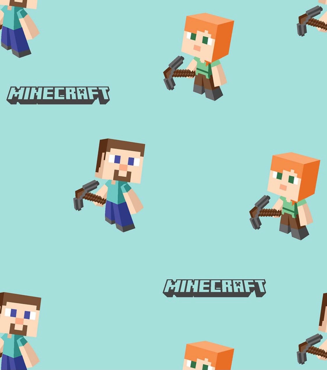 Minecraft Cotton Fabric Fat Quarter - Etsy