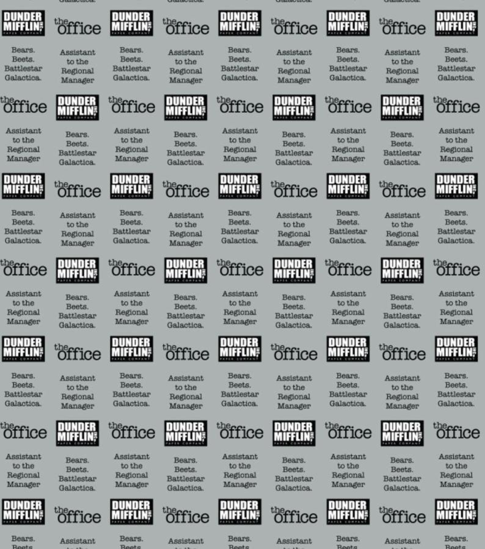 The Office Cotton Fabric Fat Quarter - Etsy