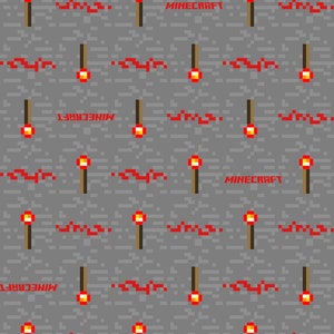 Minecraft Cotton Fabric Fat Quarter - Etsy