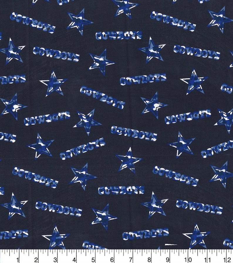 NFL Dallas Cowboys Cotton Fabric 1/4 Yard - Etsy