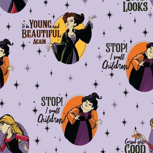 Hocus Pocus Cotton Fabric Fat Quarter - Etsy