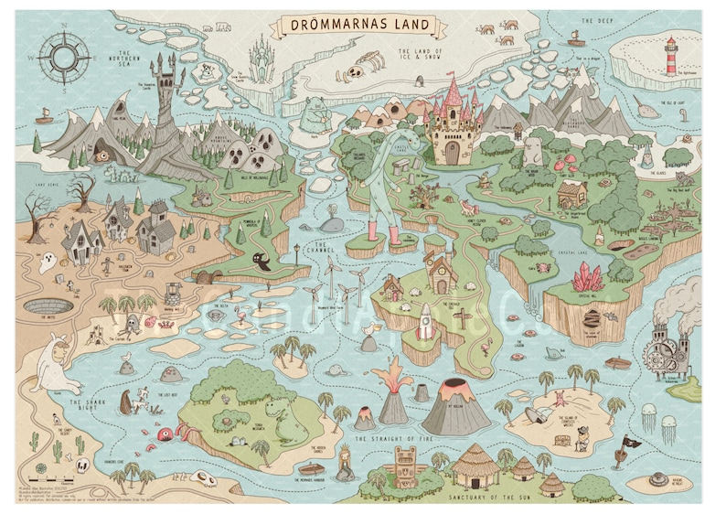 Large Colouring Map Poster Printable From A4 A1 FREE - Etsy