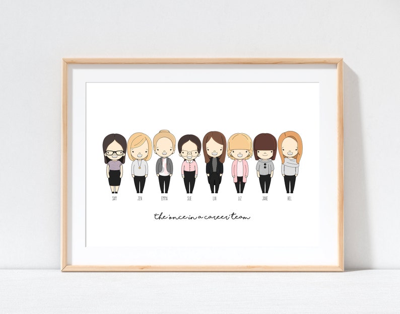 Corporate Staff Co-workers Teams Clubs & Groups Hand | Etsy