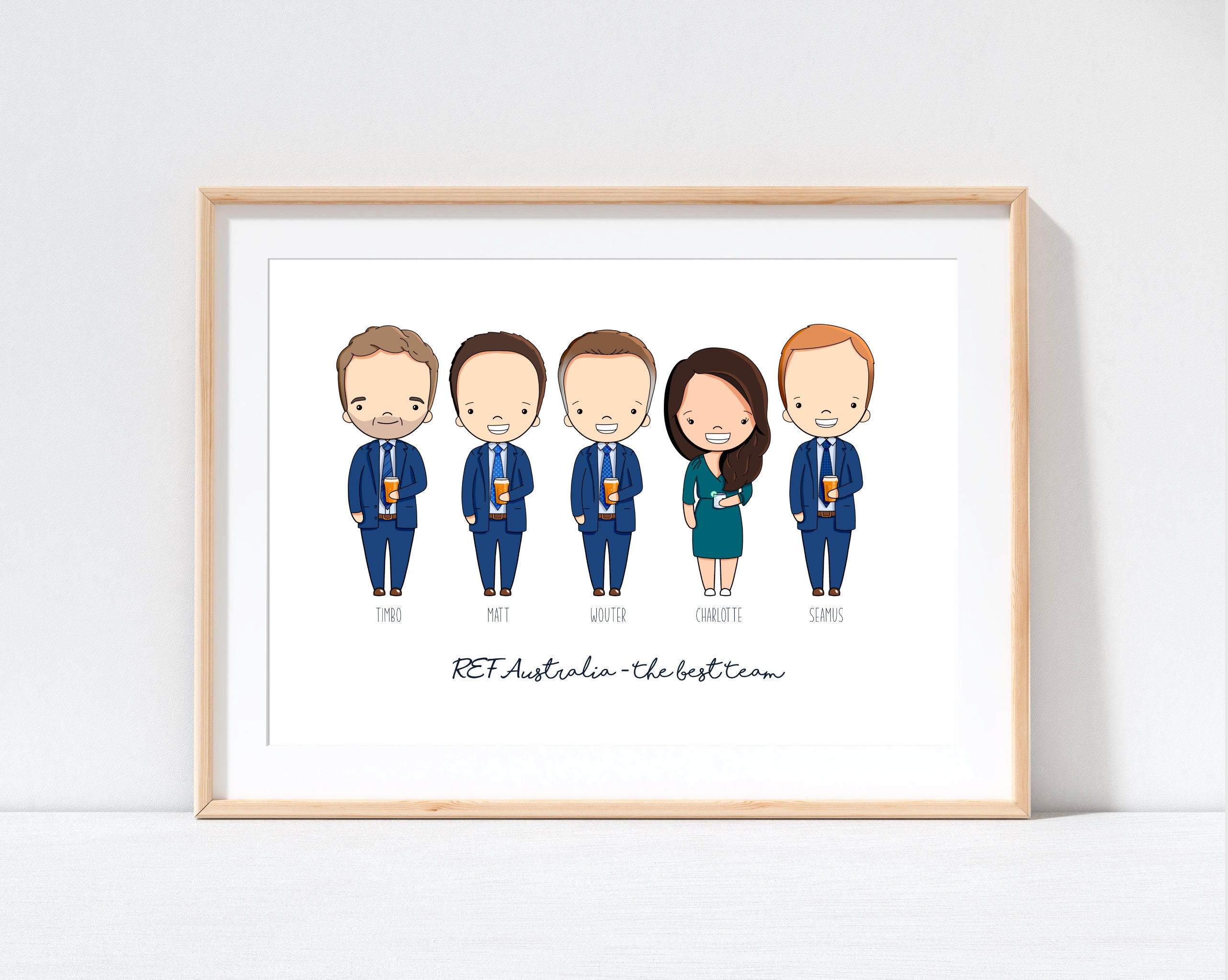 Corporate | Staff | Co-workers | Teams | Clubs & Groups | Hand Drawn ...