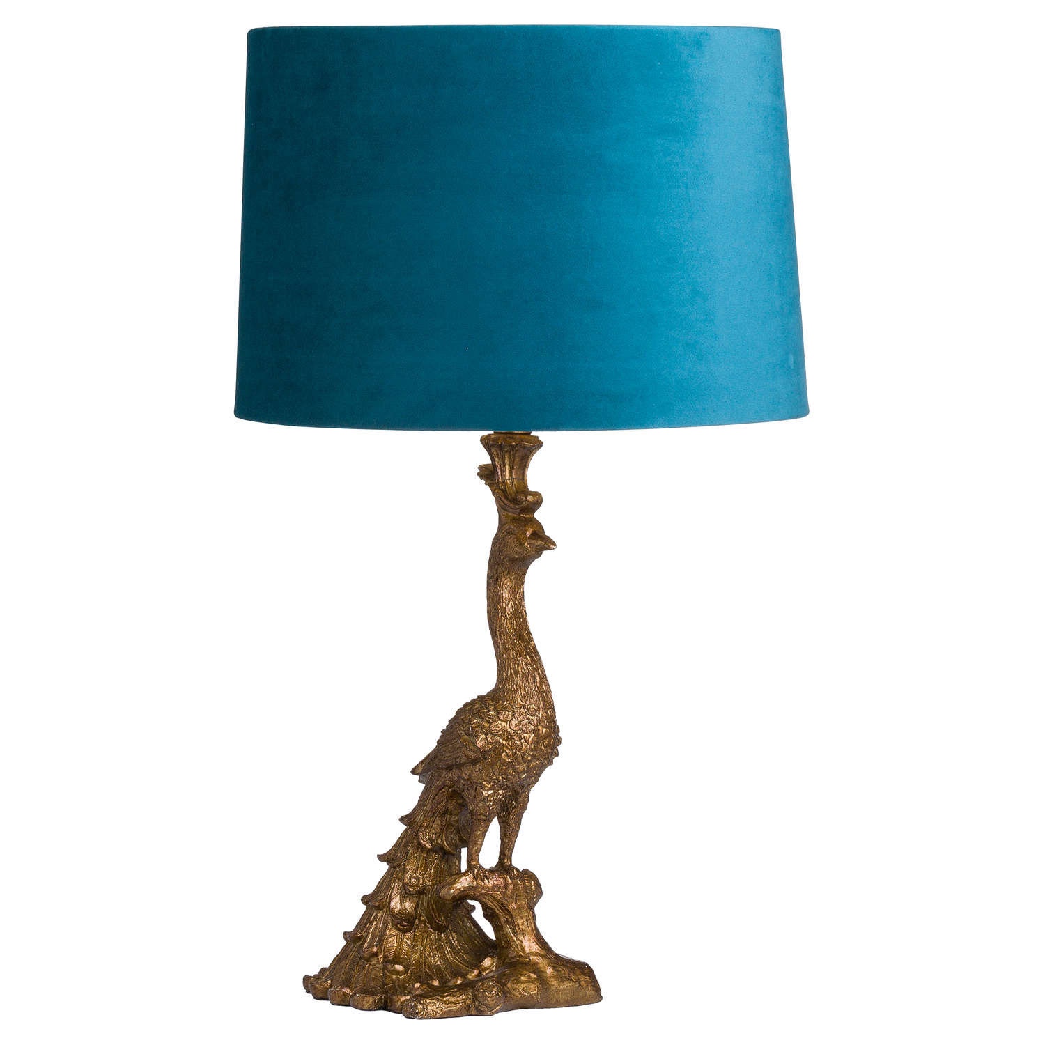 Antique Gold Animal Base Table Lamps With Velvet Shade - Etsy UK