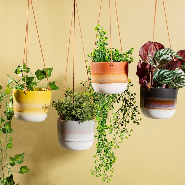 Hanging Ceramic Planter - Etsy