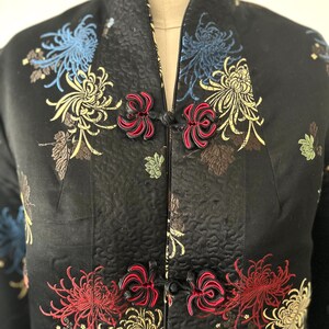 Vintage Chrysanthemum Chinese Jacket/tangzhuan Traditional Embroidered ...