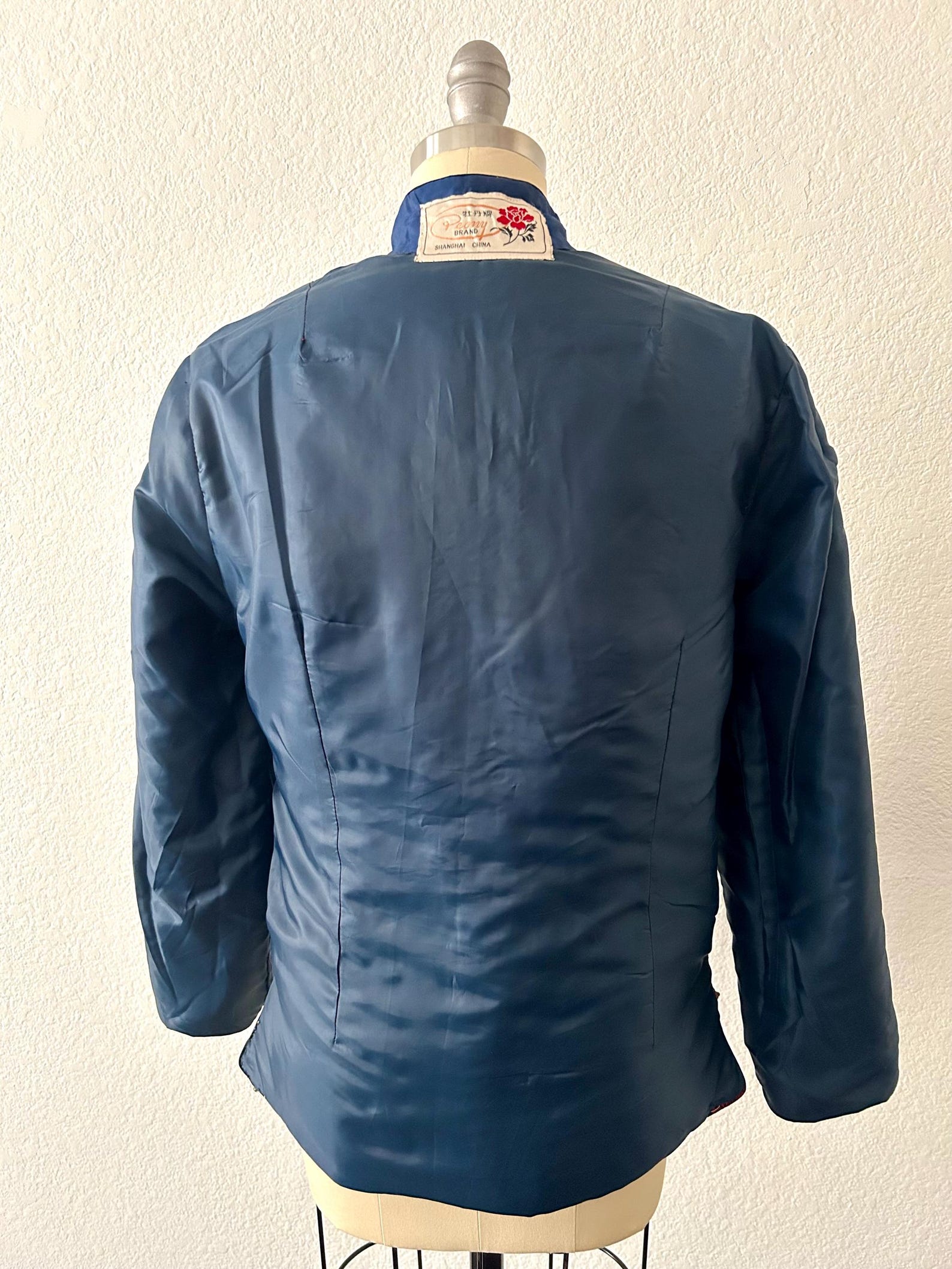 Vintage Chrysanthemum Chinese Jacket/tangzhuan Traditional Embroidered ...