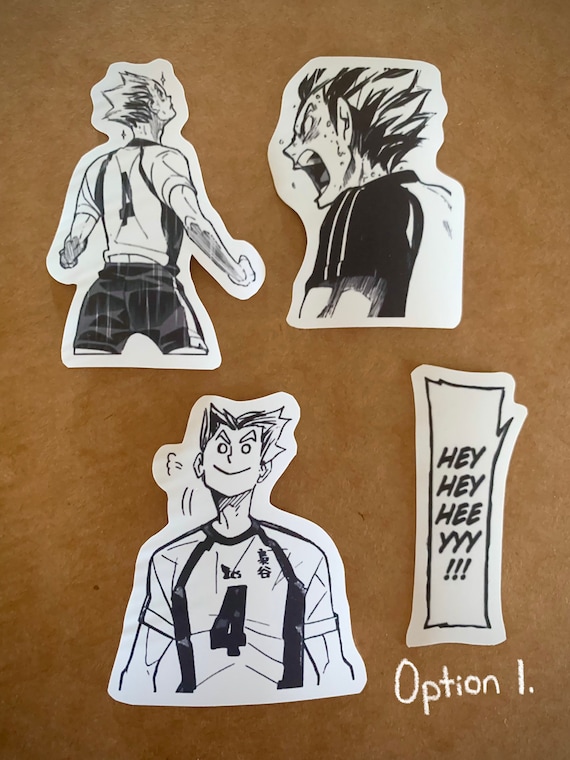Manga Bokuto Vinyl Stickers - Etsy