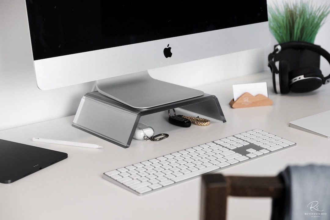 Imac Stand / Acrylic Monitor Stand / Premium Acrylic Computer Monitor ...